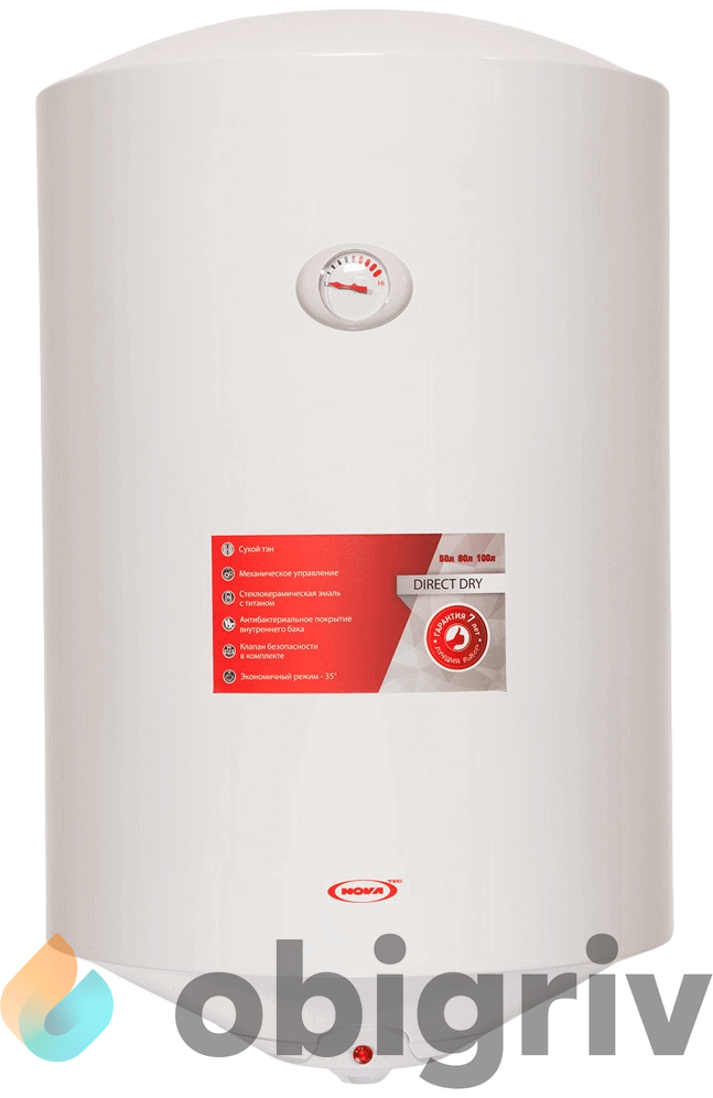 ⏩ БОЙЛЕР ЭЛЕКТРИЧЕСКИЙ NOVATEC DIRECT DRY NT-DD 80 Novatec2803 (Новатек ...