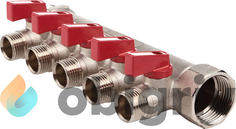 ⏩ КОЛЛЕКТОР С ШАРОВЫМИ КРАНАМИ FADO 1" X 1/2"X4 KSR14 (Фадо) — купить ...